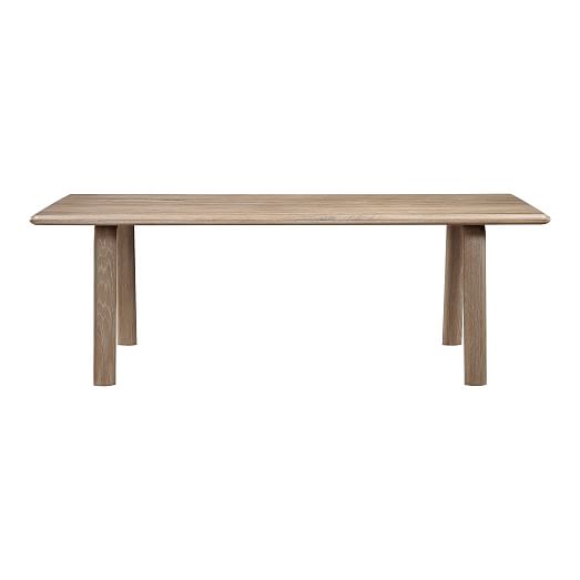 Solid Oak Rectangle Dining Table (88") | West Elm