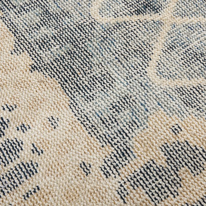 Hand-Knotted Fragment Rug | West Elm