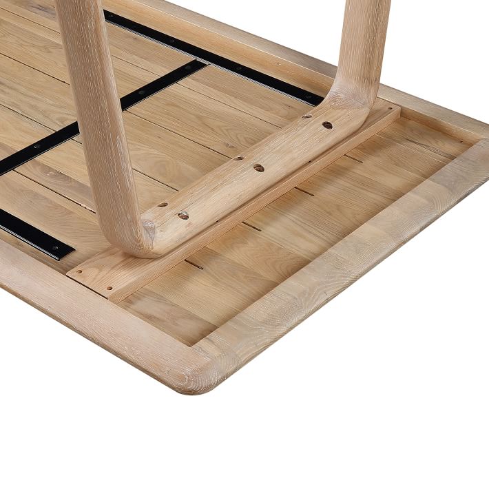Solid Oak Rectangle Dining Table (88") | West Elm