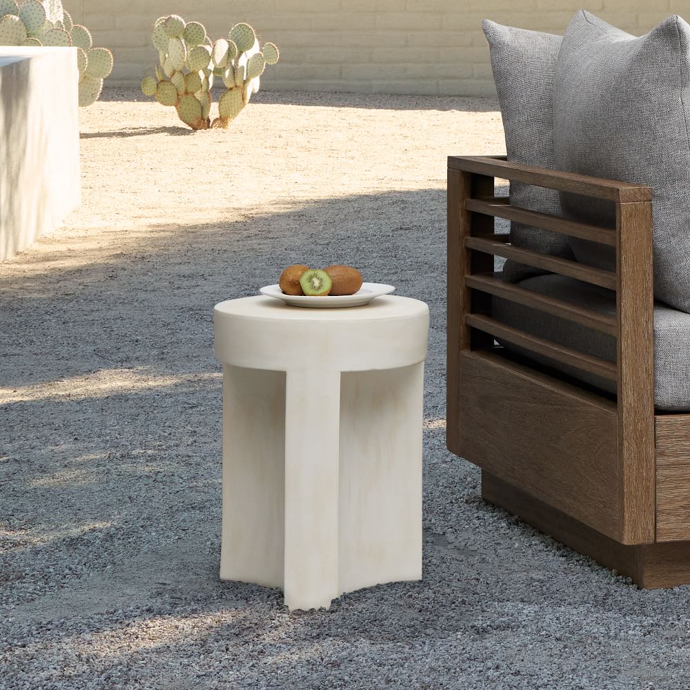 Indoor/Outdoor Essie Round Side Table (13") | West Elm