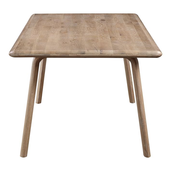 Solid Oak Rectangle Dining Table (88") | West Elm
