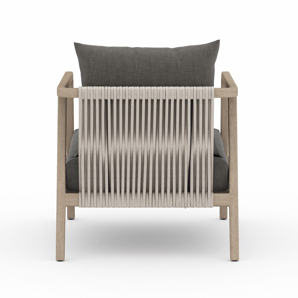Rope & Wood Outdoor Chair | West Elm