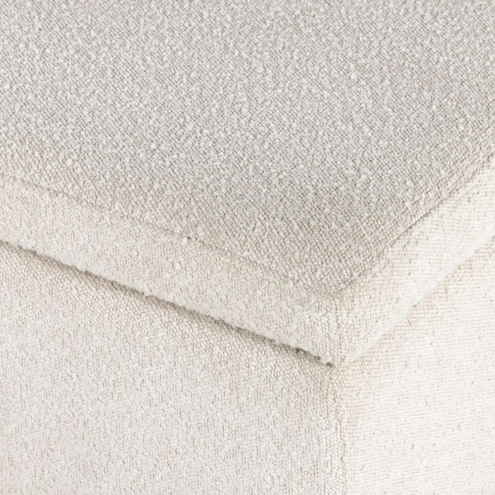 Round Plinth Legs Storage Bench (55") | West Elm