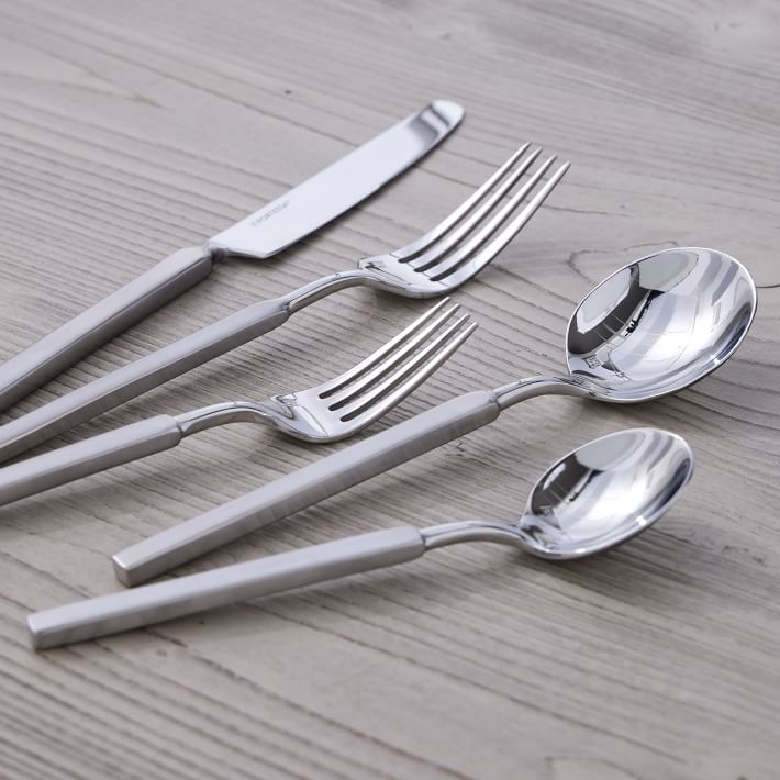 Jaxson Stainless Steel Flatware Sets | West Elm