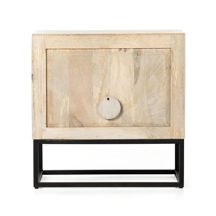 Carved Mango Wood Nightstand (25") | West Elm