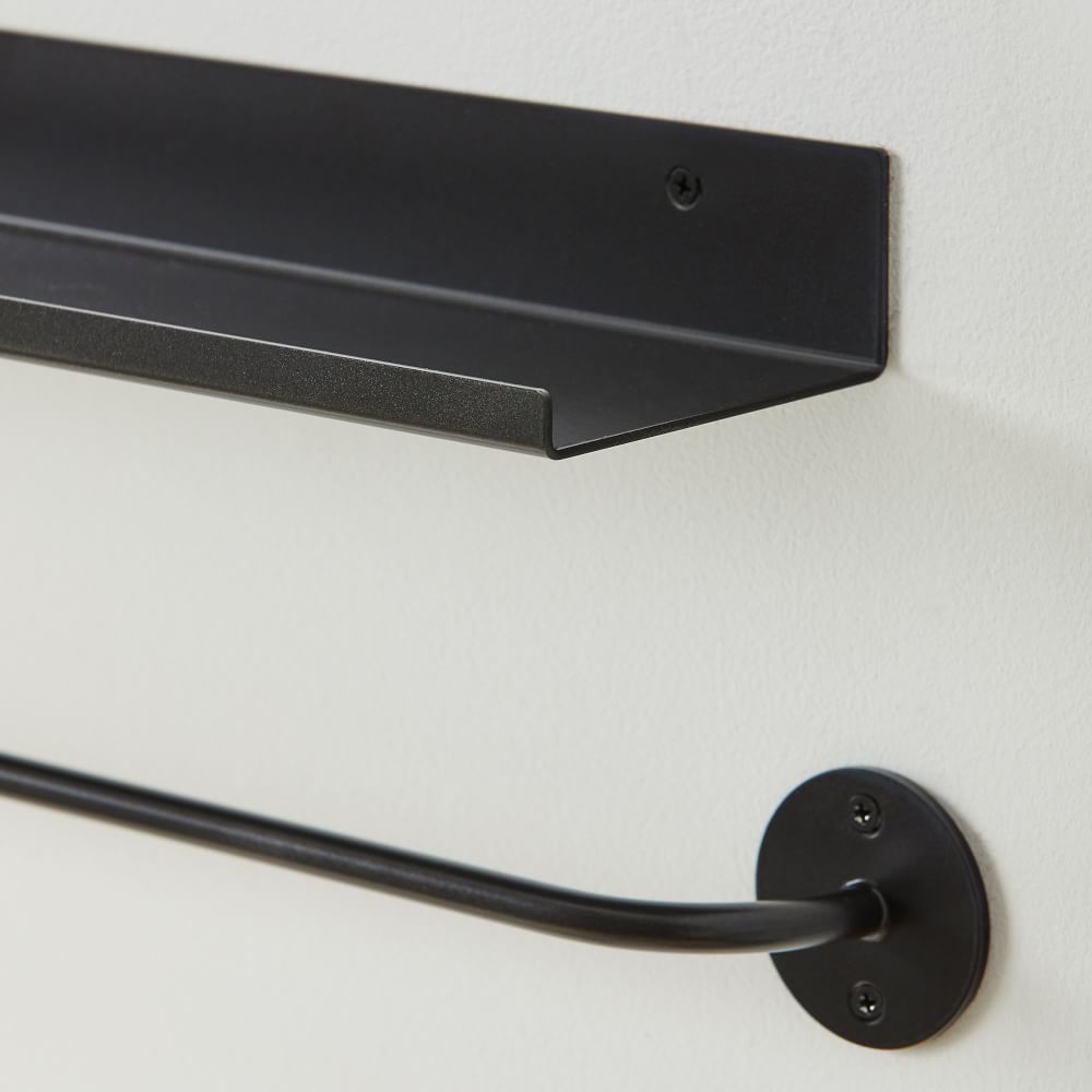 Finn Metal Shelf & Rail | West Elm