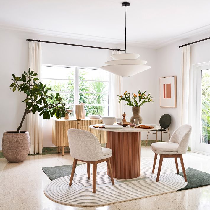 Curved Ficonstone Indoor/Outdoor Planters | West Elm