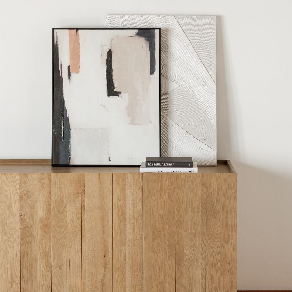 Modern Paneled Wood Buffet (72") | West Elm