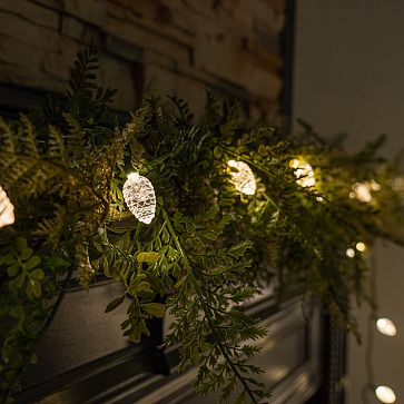 LED Pine Cone Lights | West Elm