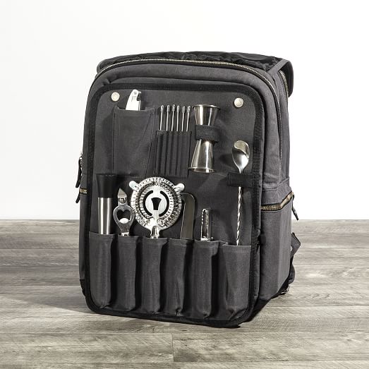 Essential 18-Piece Bar Tools w/ Backpack Set | West Elm