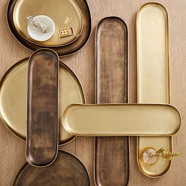 Organic Metal Trays | West Elm