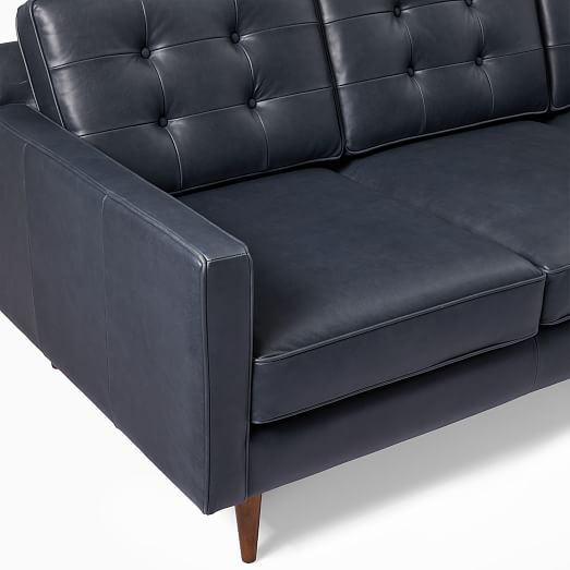 Drake Leather Sofa (76"–91") | West Elm