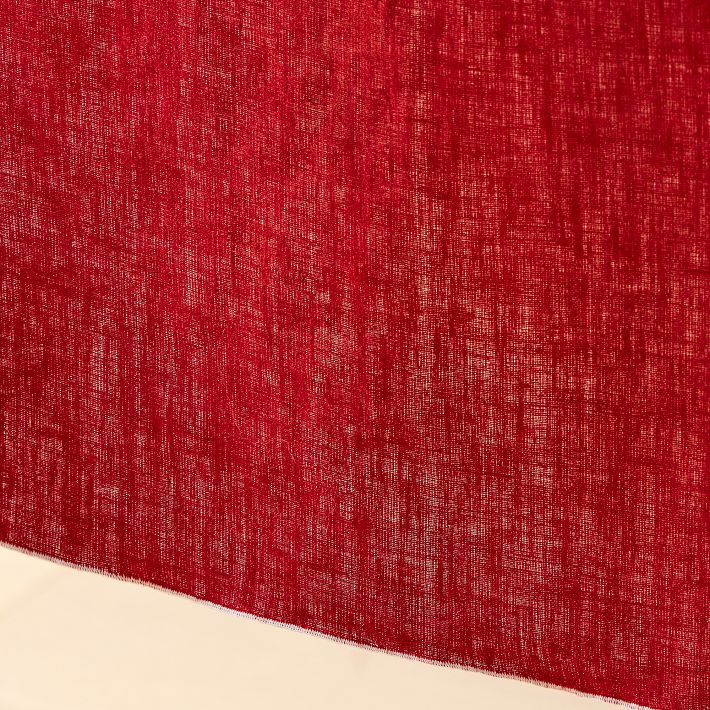 Merrowed Edge Linen Table Runner | West Elm