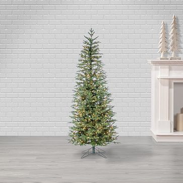 Narrow Pine Green Christmas Tree | West Elm