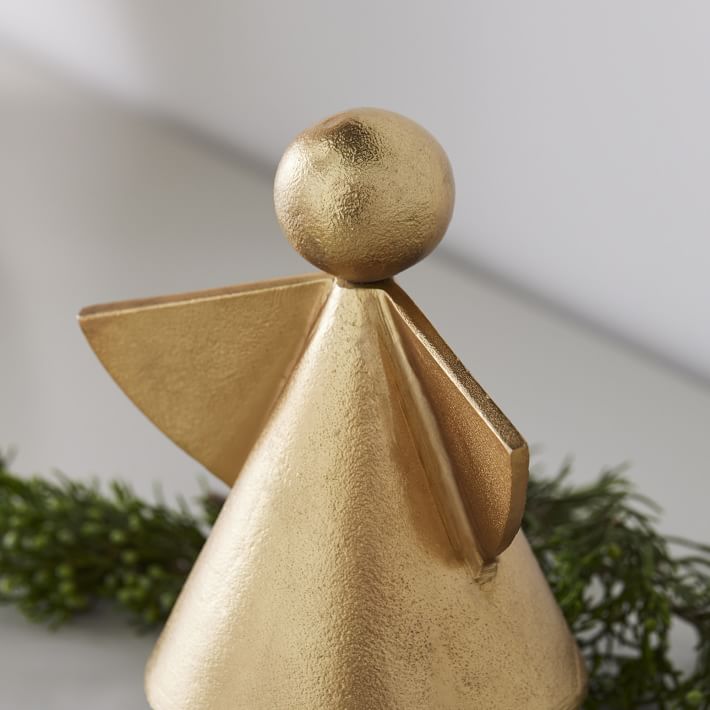 St. Jude Brass Angel Figurines | West Elm