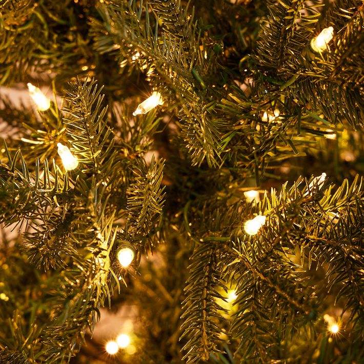 Narrow Pine Green Christmas Tree | West Elm