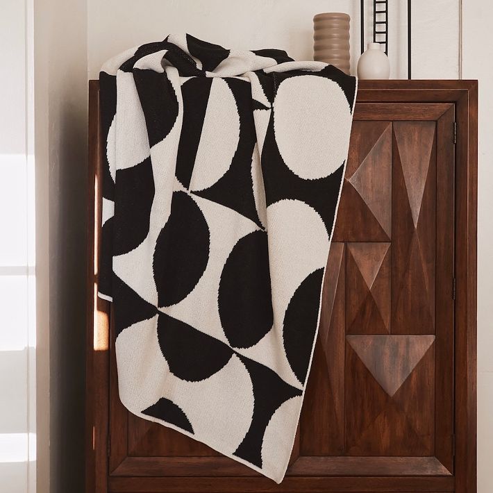Happy Habitat Puzzle Eco Throw | West Elm