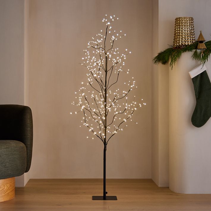 Light-Up Brown Christmas Tree | West Elm