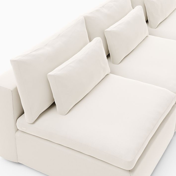 Harmony Modular Armless Sofa (70"–105") | West Elm