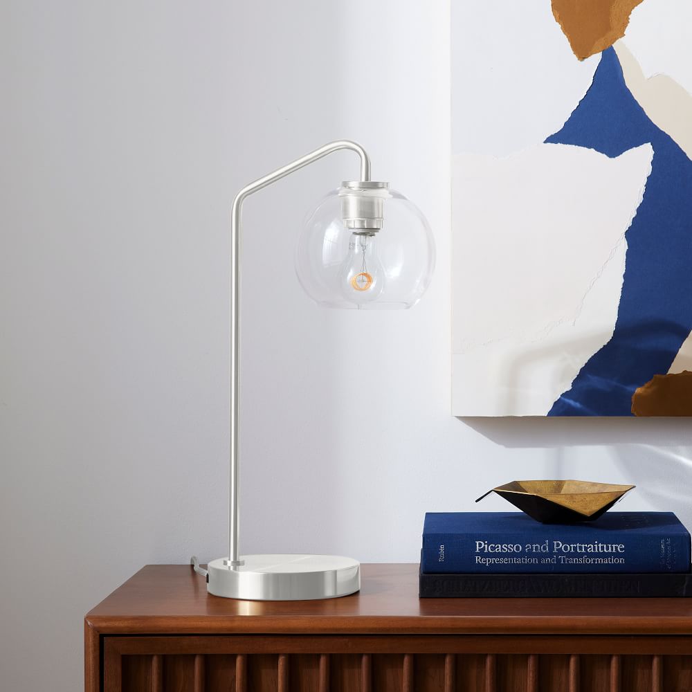 Sculptural Globe Table Lamp | Modern Light Fixtures | West Elm