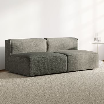 Remi Slipcover 2-Piece Armless Sofa (70") | West Elm