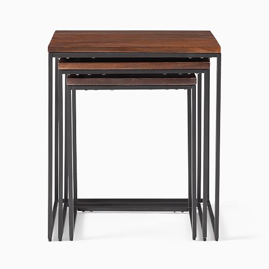 Streamline Nesting Side Tables (15"–20") - Set of 3 | West Elm