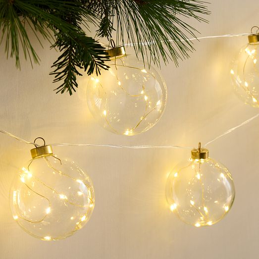 Gold Cap String Lights | West Elm