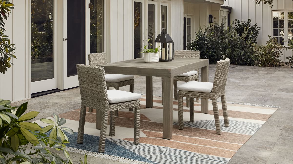 Desert Stream Outdoor Rug | West Elm