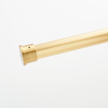 Inside Mount Curtain Rod - Antique Brass | West Elm