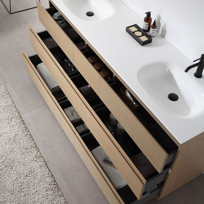 Oakley Double Bathroom Vanity (72") | West Elm