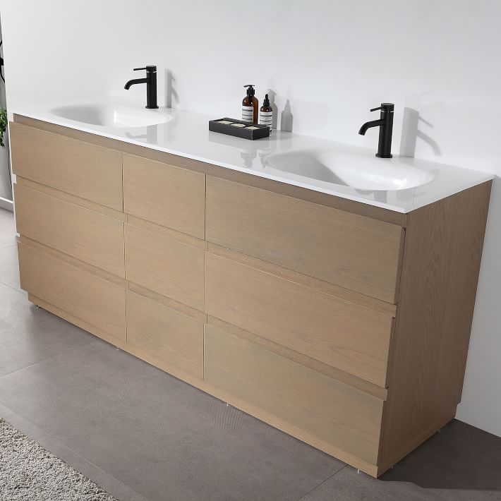 Oakley Double Bathroom Vanity (72") | West Elm