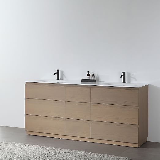 Oakley Double Bathroom Vanity (72") | West Elm