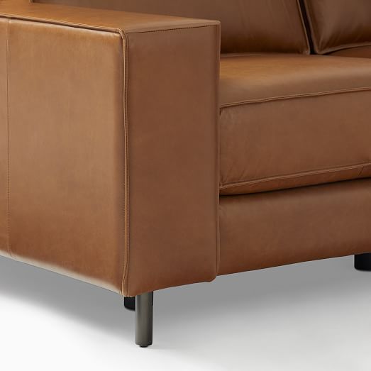 Axel Motion Reclining Leather Sofa (78") | West Elm