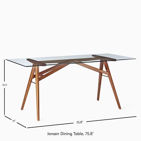 Jensen Dining Table (76") | West Elm