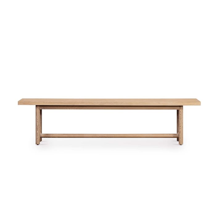 Modern Oak Dining Bench (75") | West Elm