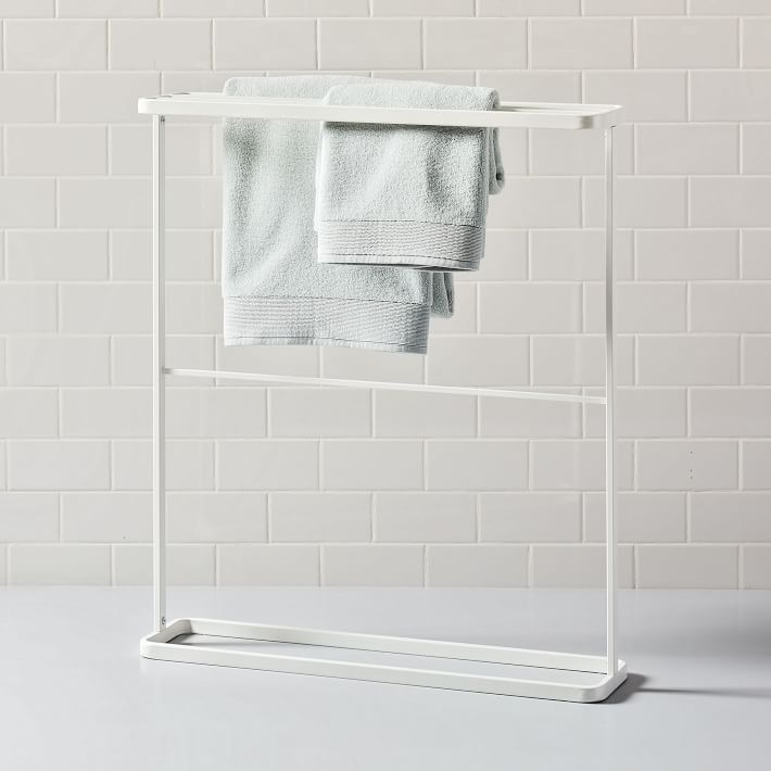 Yamazaki Bath Linen Rack | West Elm