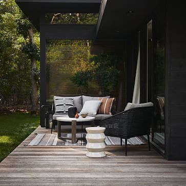 Cami Indoor/Outdoor Ceramic Round Side Table (13") | West Elm