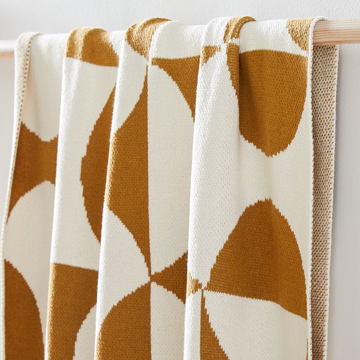 Happy Habitat Puzzle Eco Throw | West Elm