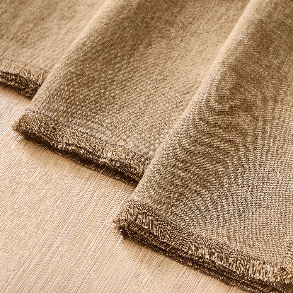 Frayed Edge Linen Napkin Sets | West Elm