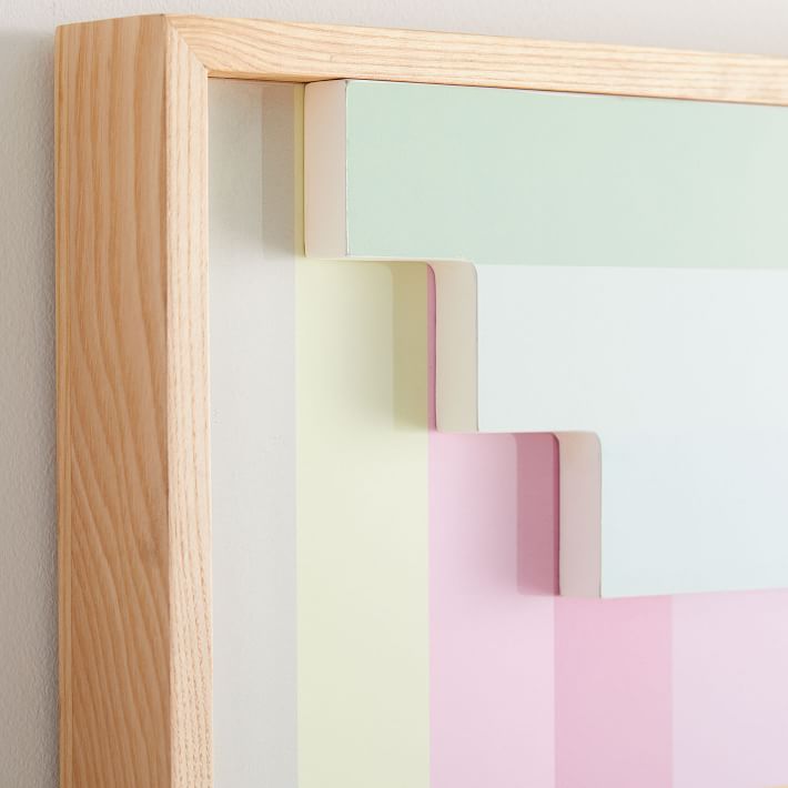 Colorblock Lacquer Square Dimensional Wall Art by Margo Selby | West Elm