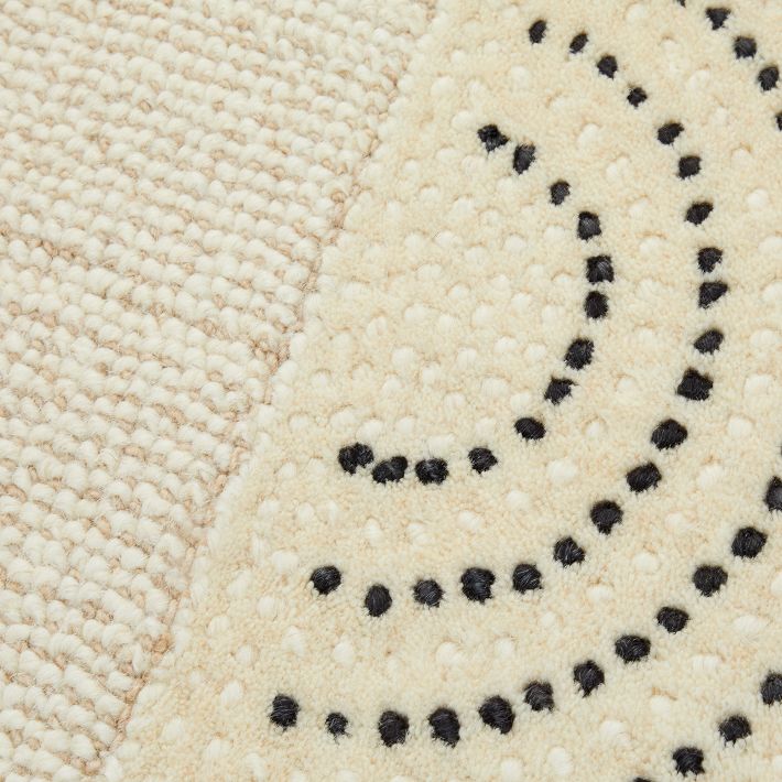 Contiguous Circles Wool Rug | West Elm