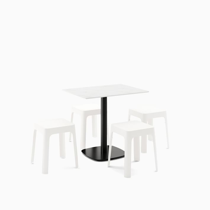 Gable Indoor/Outdoor Bistro Table - Rectangle | West Elm