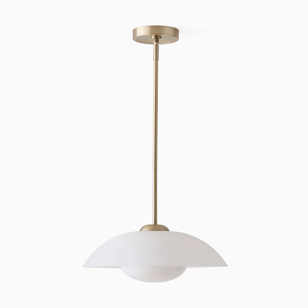 Bezel Glass Pendant (16") | West Elm