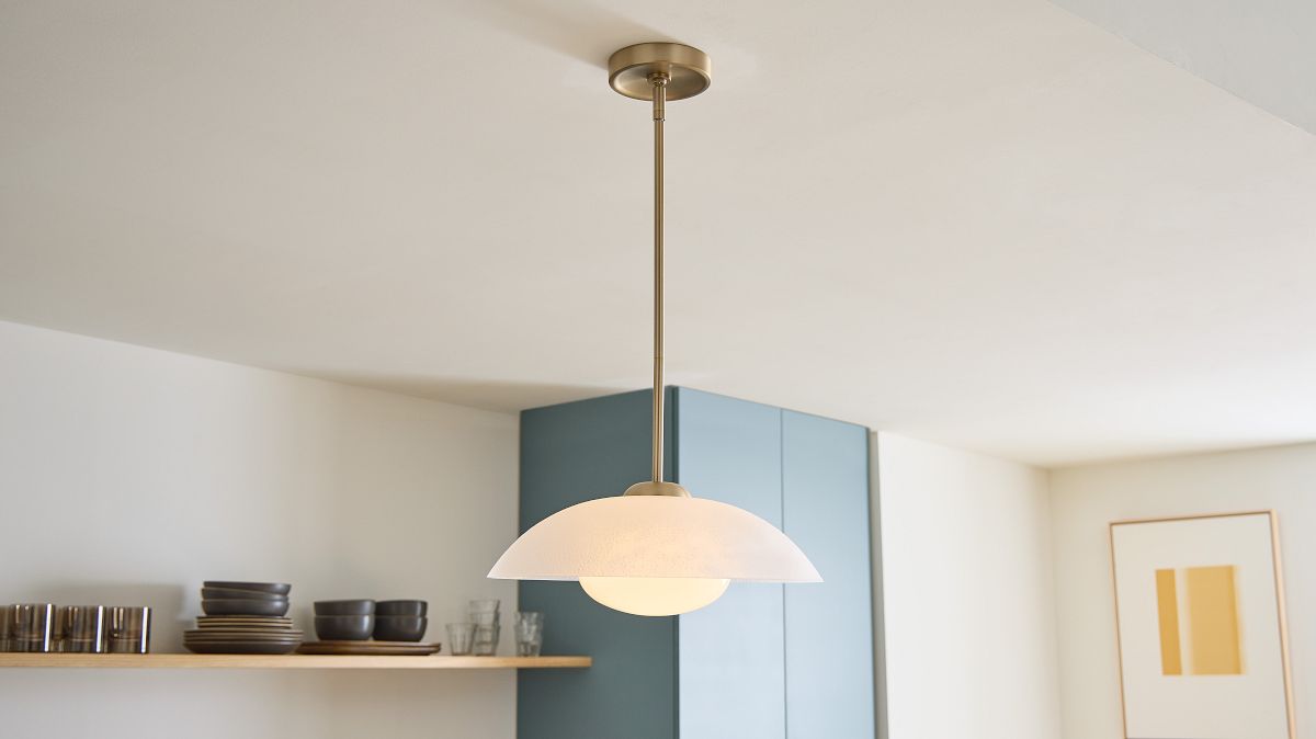 Bezel Glass Pendant (16") | West Elm