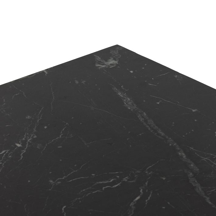 Aluminum Cross Base Coffee Table | West Elm