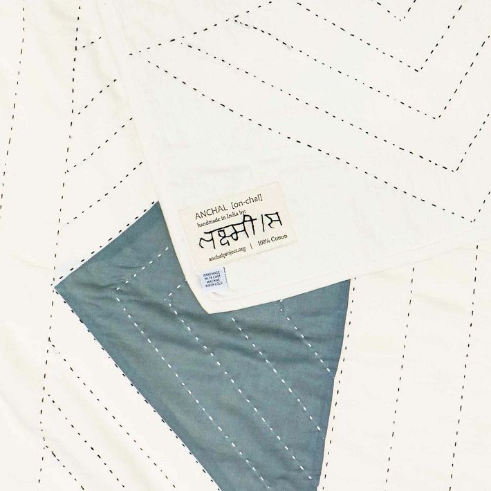 Anchal Project Triangle Quilt Throw | West Elm