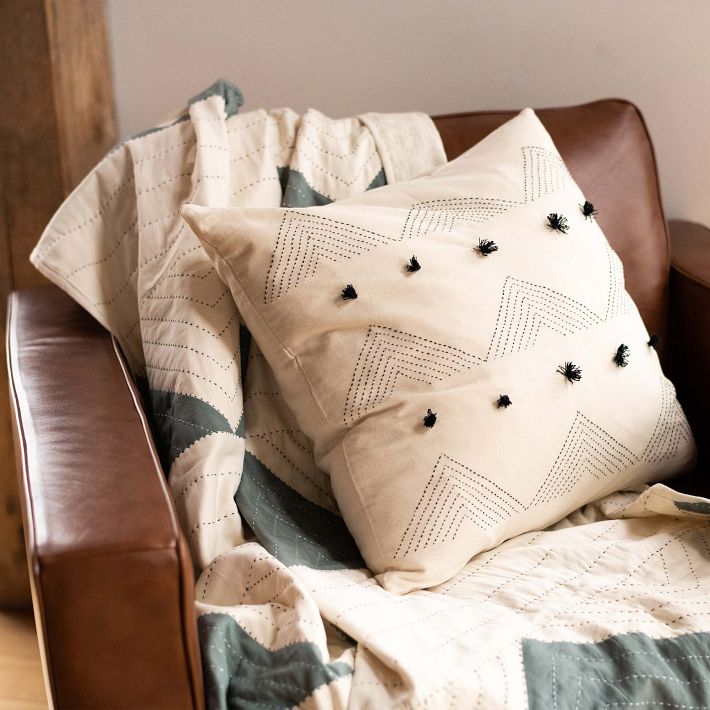 Anchal Project Triangle Quilt Throw | West Elm