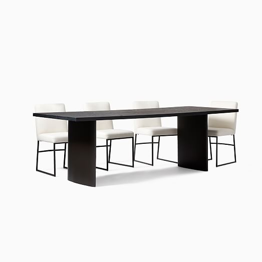 Campbell Plinth Dining Table (74", 94") | West Elm