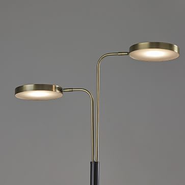 2-Light LED Floor Lamp | West Elm