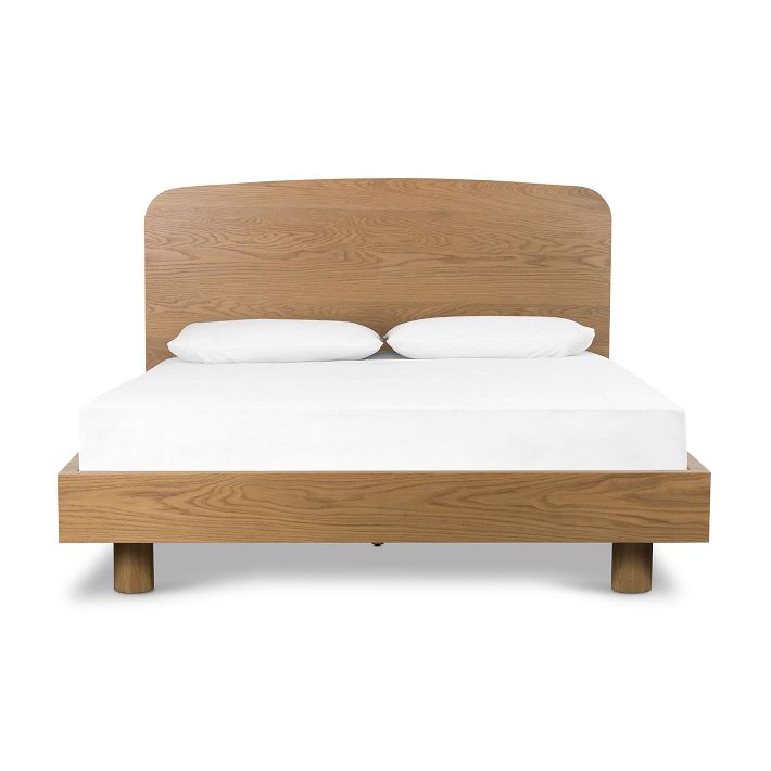 Solid Wood Post Legs Bed | West Elm